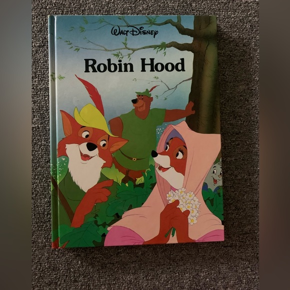 Other | Disney Red Robin Hood Book 1991 Vintage | Poshmark